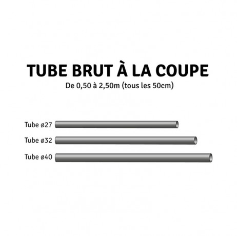 Tubes Acier Galvanisé à la Coupe