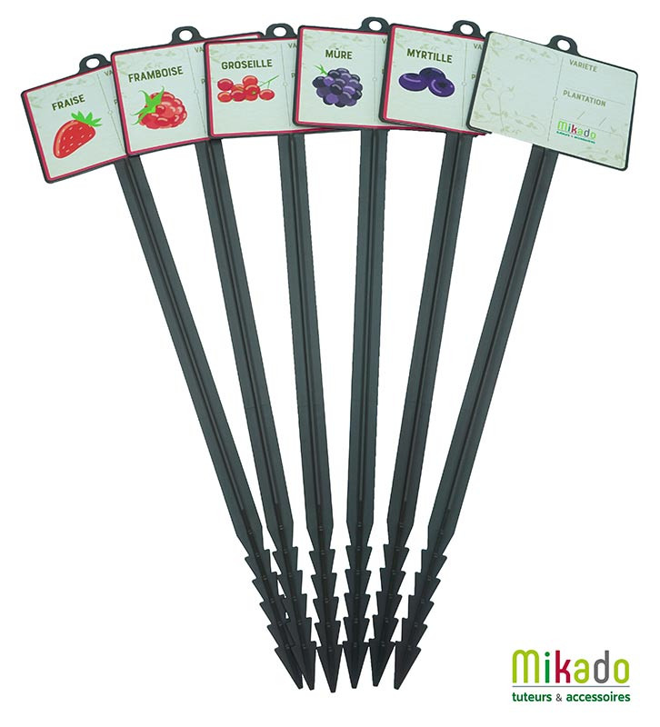 Étiquettes pour fruits.