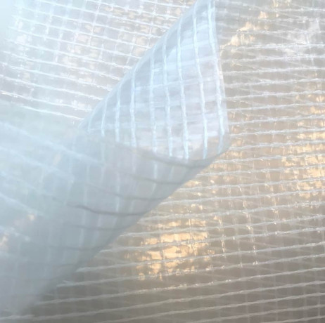 Bâche de serre 220g armée transparente avec ourlets