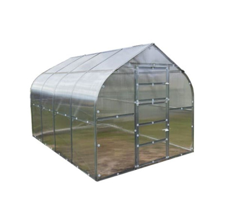 Serre en polycarbonate 2,50 m de largeur - 4 m à 12 m de surface